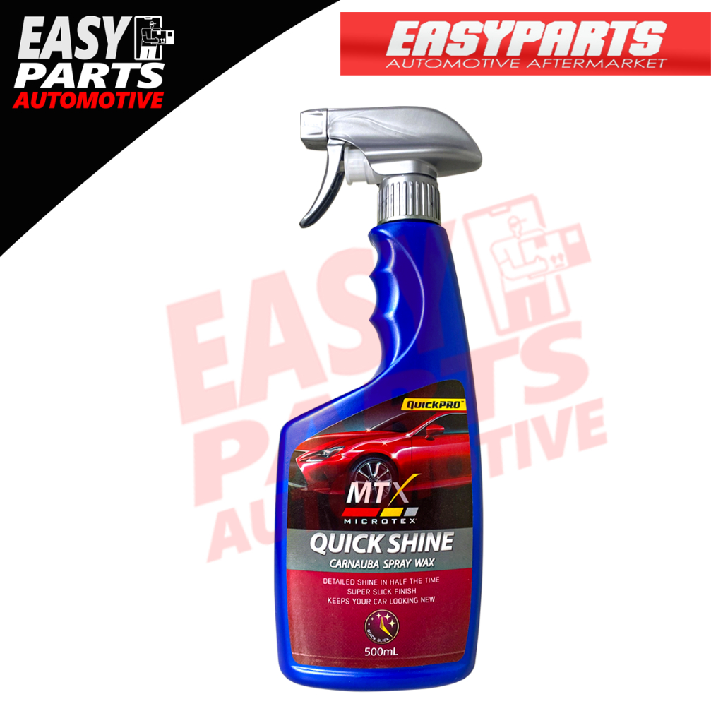 Microtex MTX QuickPro Quick Shine Carnauba Spray Wax 500ml | Shopee ...