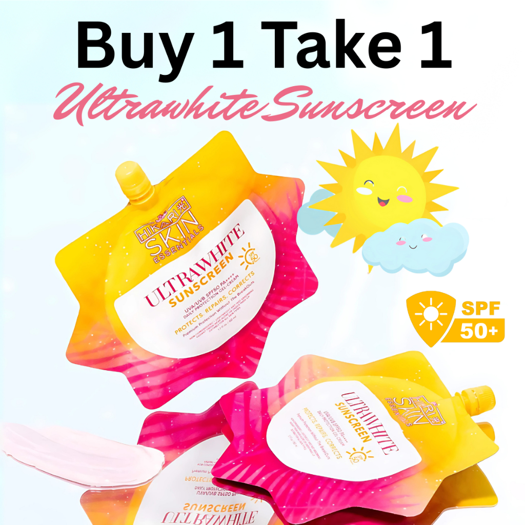 Ultra White Sunscreen - Buy 1 Take 1 - Whitening Wear Sun Screen ...