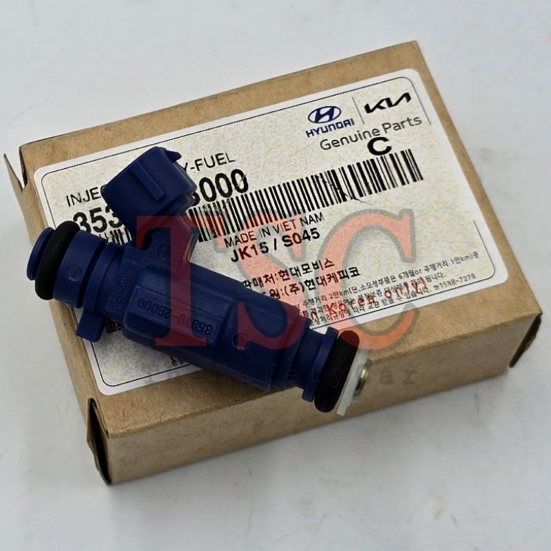 GENUINE Fuel Injector Assy Kia/Hyundai 1.4L Gamma Engines Part # 35310 ...