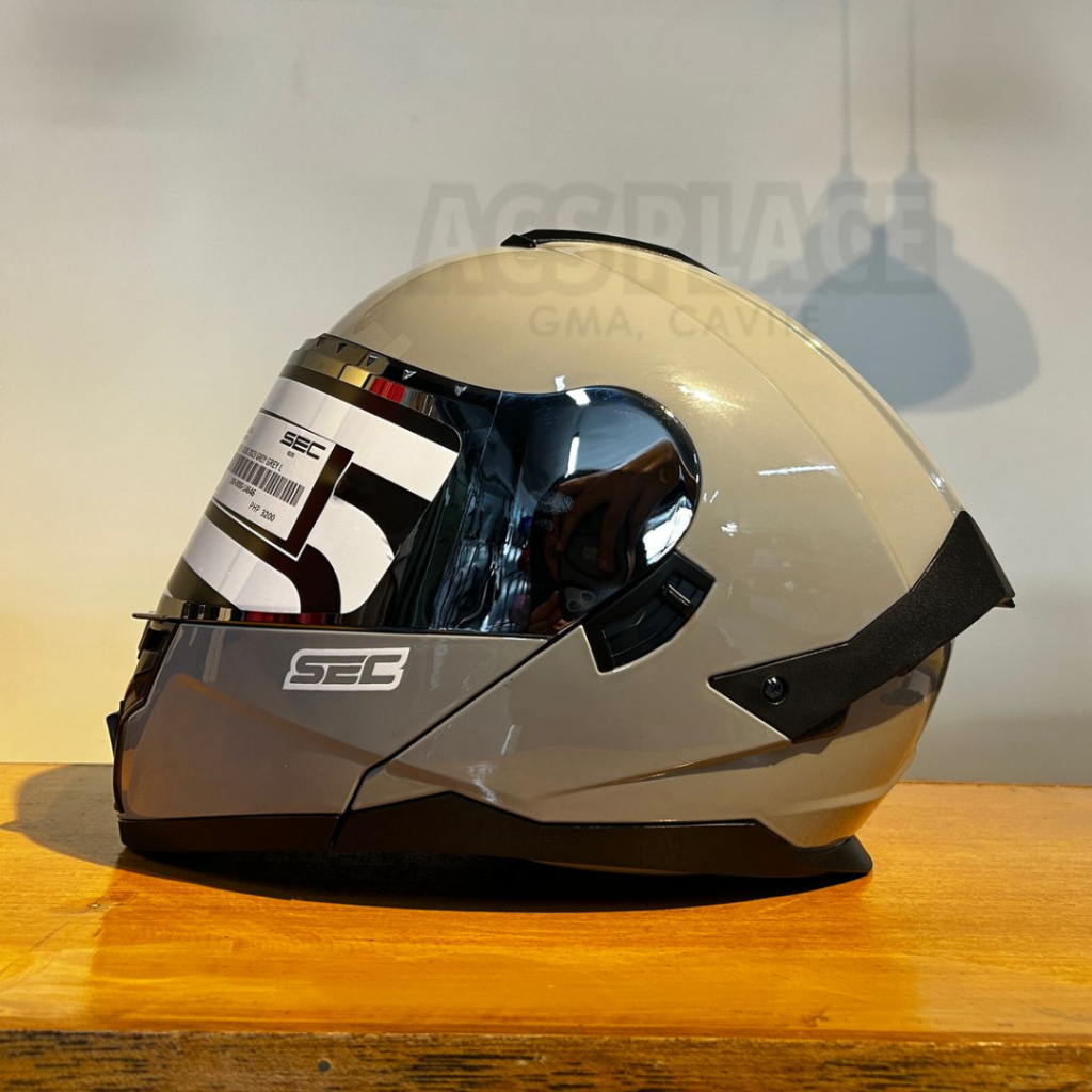 ACS PLACE | SEC UNIVERSE GREY GREY MODULAR HELMET | Shopee Philippines