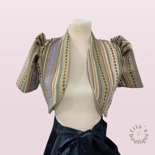 Modern Filipiñana Filipiniana Ethnic Bolero with Satin Lining | Formal ...