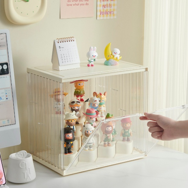 3 Layers Dust-Proof Acrylic Blind Box Adjustable standing position ...