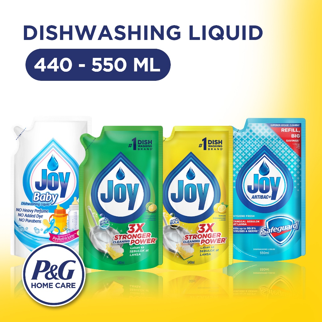 Joy Dishwashing Liquid Refill - Gentle and Effective | Shopee Philippines