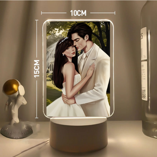 Personalized Acrylic Lamp - Laser Engraved Acrylic Glass Lamp | Shopee ...