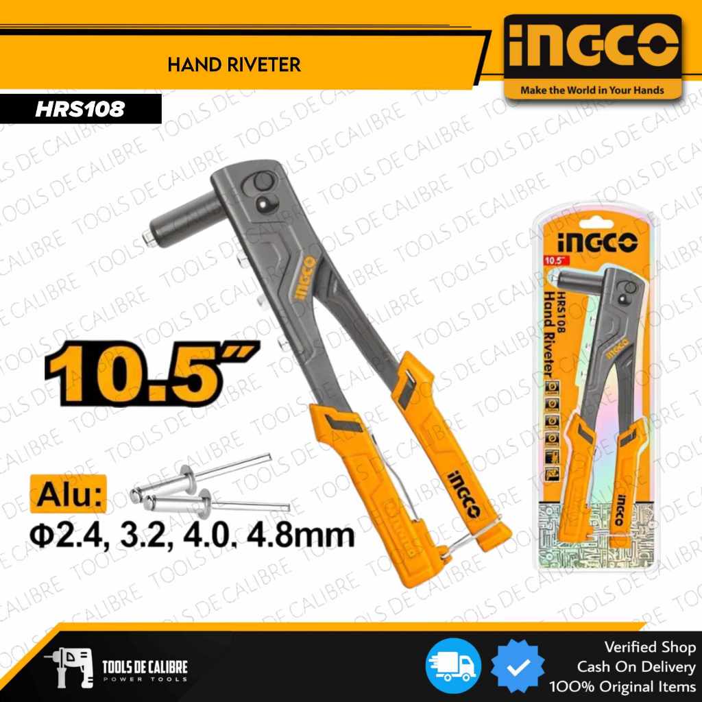 INGCO Rivet Hand Riveter 10.5" SUPER SELECT HRS108 | Shopee Philippines