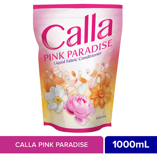 Calla Liquid Fabric Conditioner Pink Paradise 1 Liter | Shopee Philippines