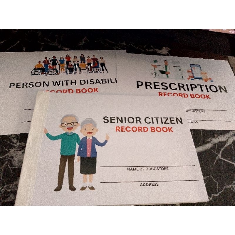 Drugstore prescription,senior citizen,person with disability record ...
