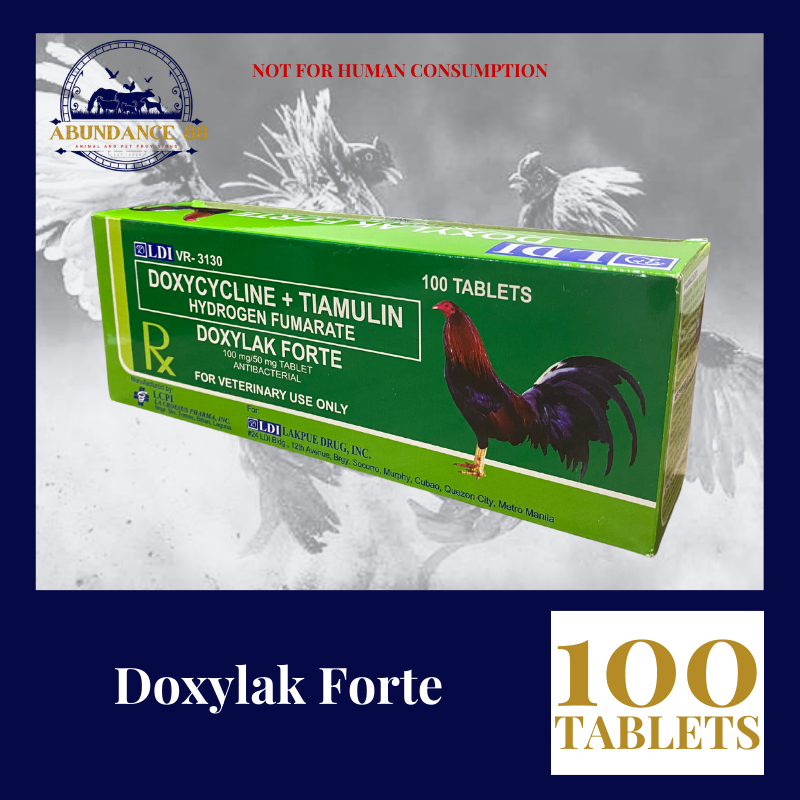 LDI DOXYLAK FORTE TABLET (ANTIBIOTIC) 100 TABLETS PER BOX | Shopee ...