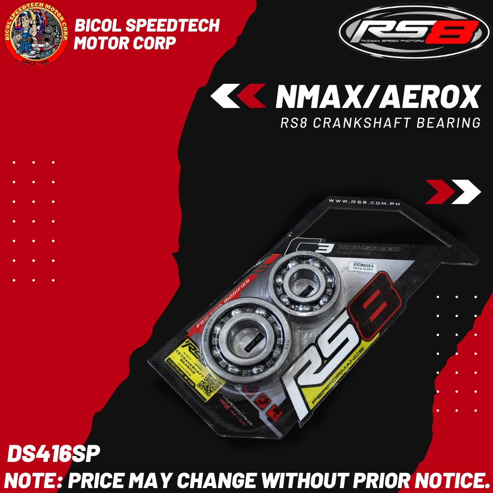 NMAX/AEROX RS8 CRANKSHAFT BEARING (DS416SP) | Shopee Philippines