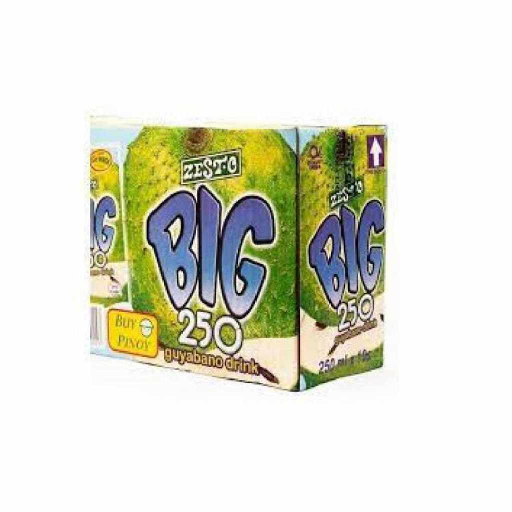 Big 250 Zesto Juice Drink (1 box x10) 250mlx10 (Guyabano) | Shopee ...