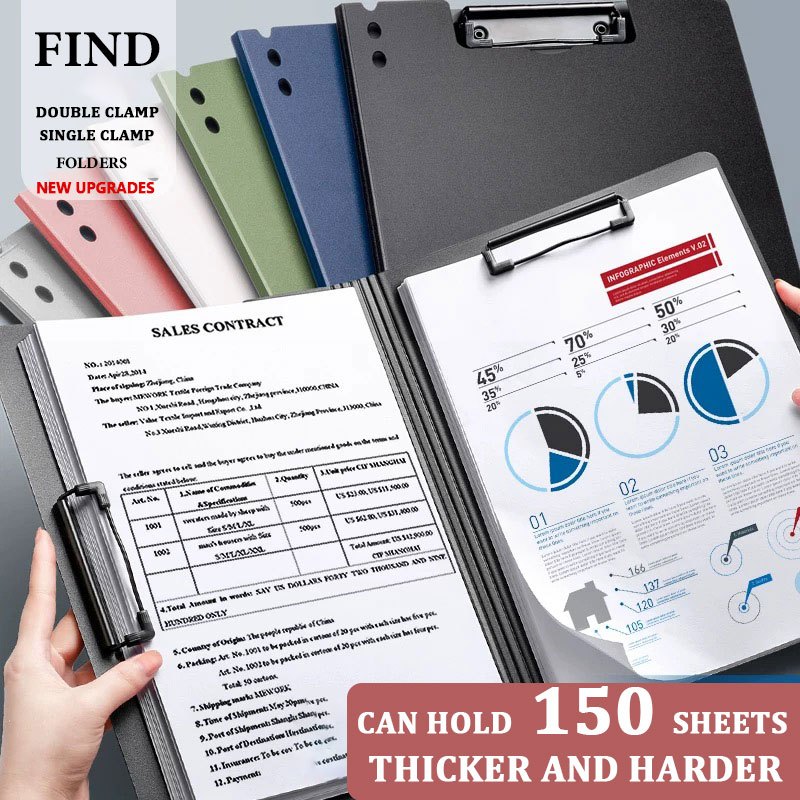 FIND Clipboard A4 Long With Cover File Folder Organizer Legal Size ...