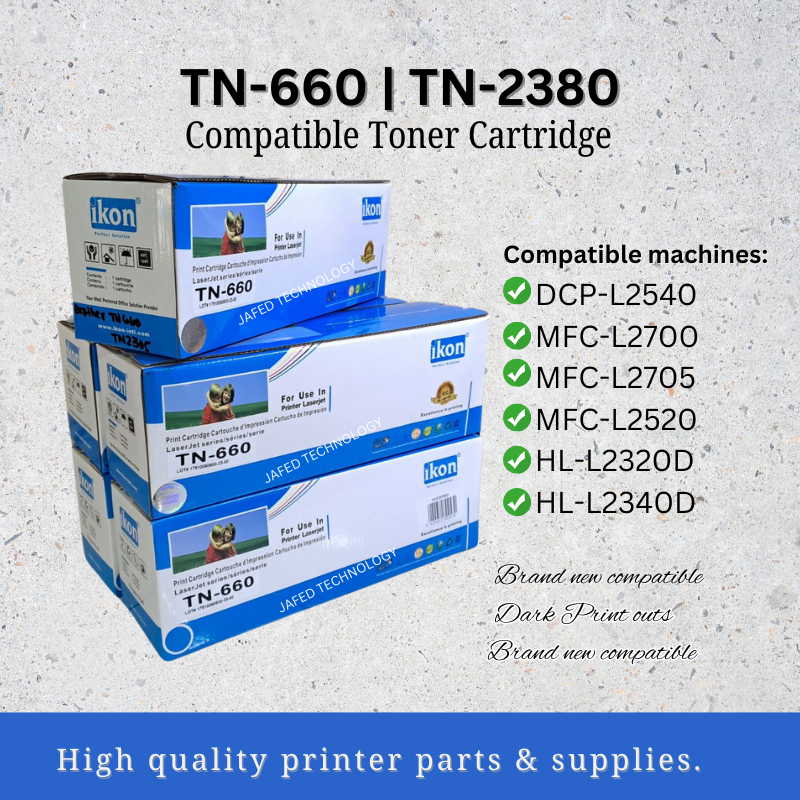 Ikon Brother TN660 / TN2380 / TN2305 Compatible Toner Cartridge for ...