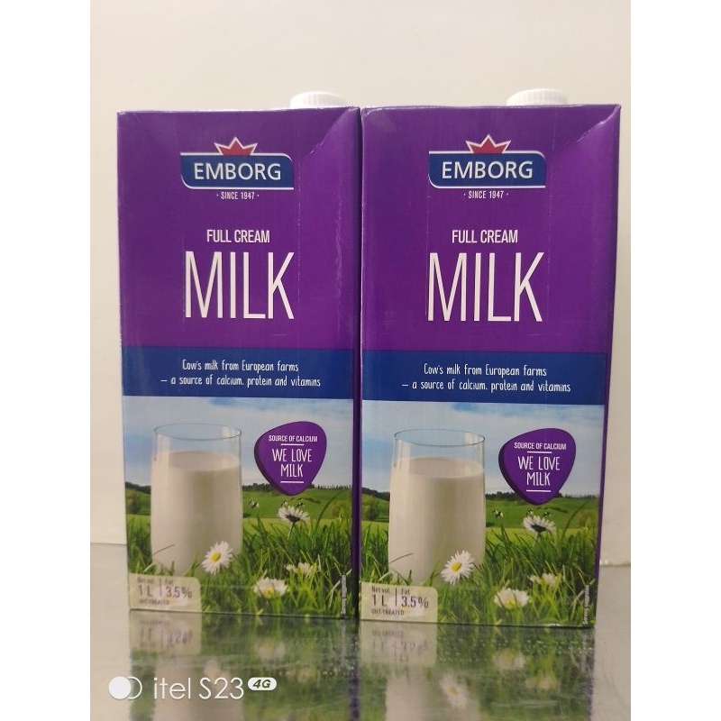 Emborg Full Cream Milk 1L is a delicious and fresh full cream milk ...