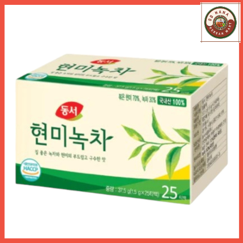 Dongseo Korean Brown Rice Green Tea 37.5g (1.5g x 25) | Shopee Philippines