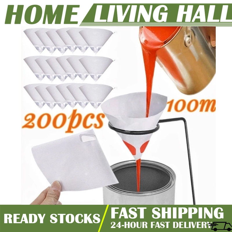 200pcs Paint Strainer Filter/Disposable Paint Filter Paper/Paint Spray ...