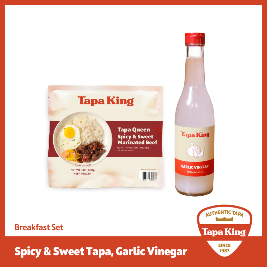 Buy 1 Get 1 Tapa King Breakfast Set - Frozen Tapa Spicy & Sweet Tapa ...