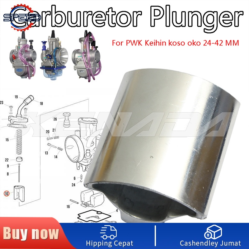 Motorcycle flatslide Carburetor Carb Plunger/ Piston / Slide / throttle ...