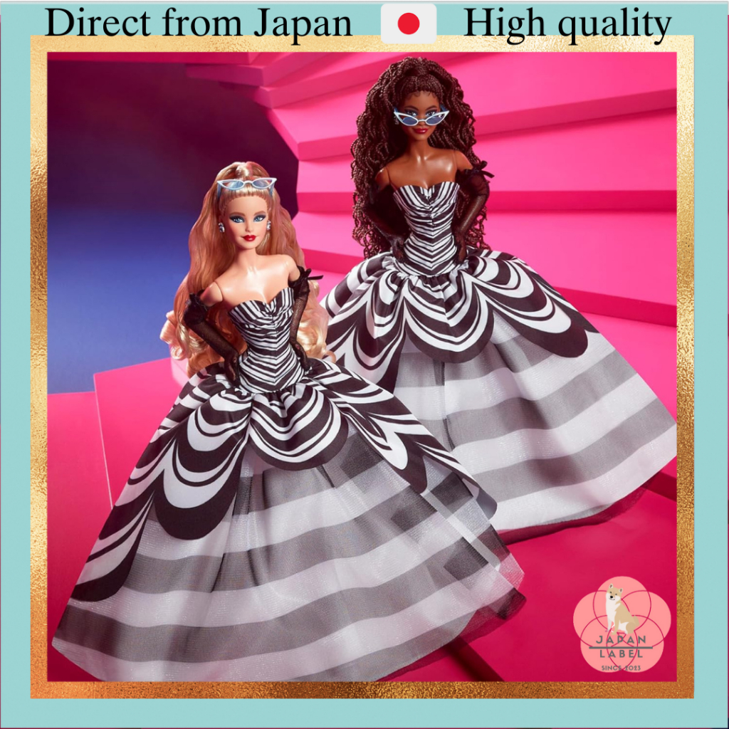 Barbie 65th Anniversary Doll Blonde Barbie Doll House Signature Black ...