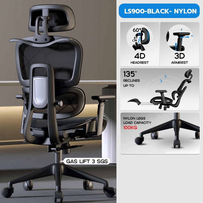 Xpanse LS900 Ergonomic Chair Office Computer Chair Gaming Study Chair ...