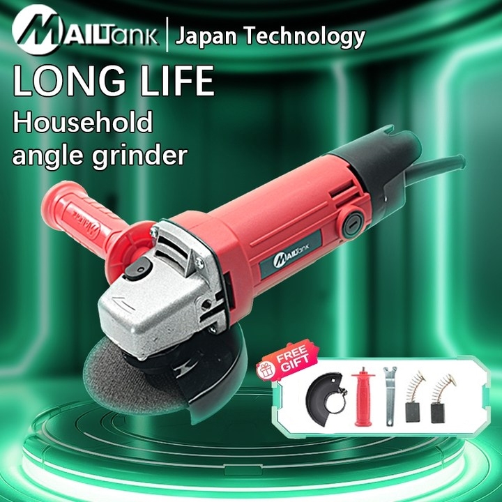 Mailtank 4" Household Angle Grinder Original Heavy Duty Electric Polisher Industrial Cutting ...