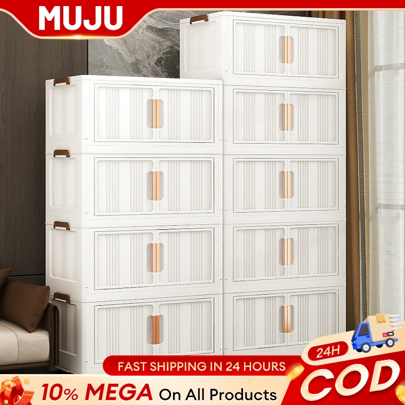 MUJU Foldable Cabinet for Clothes Durabox Drawer Clothes Plastic ...