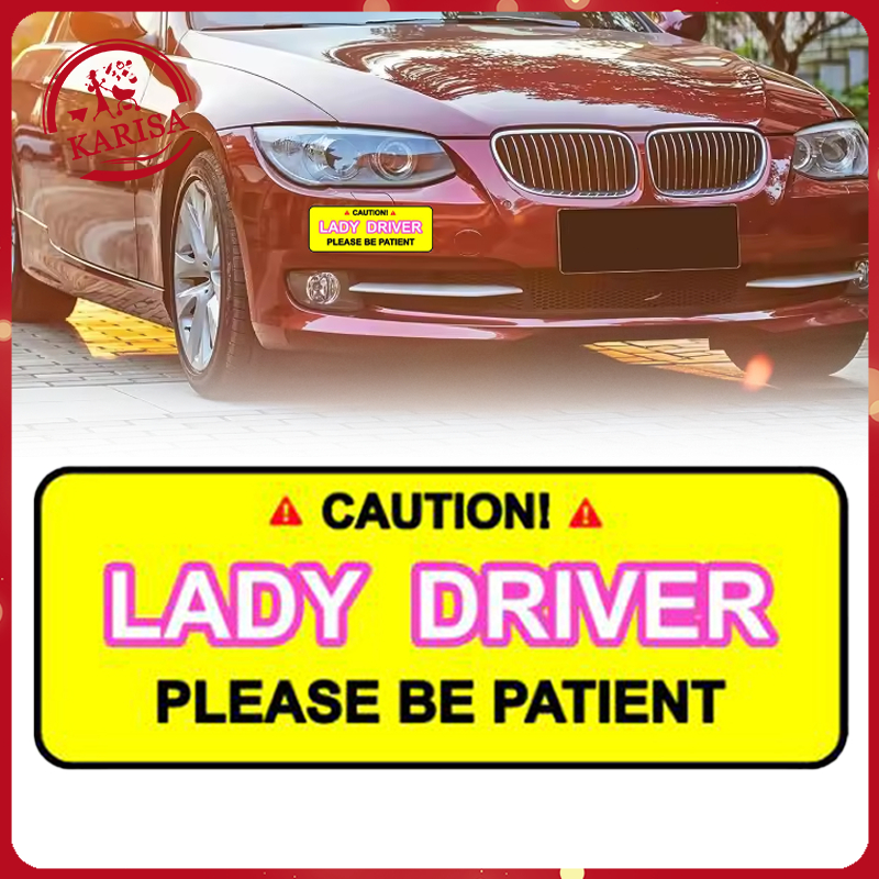 Student Driver Sign Magnetic Patience Reflective Bumper Sticker New ...