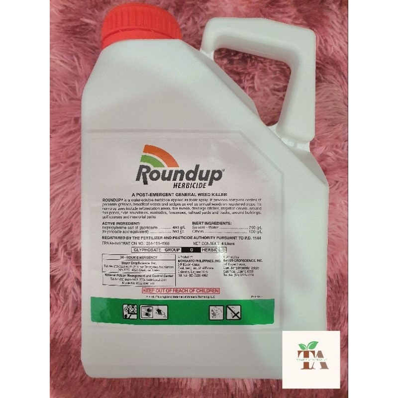 ROUNDUP GALLON (4LTS) Herbicide topseller Weed Killer | Shopee Philippines
