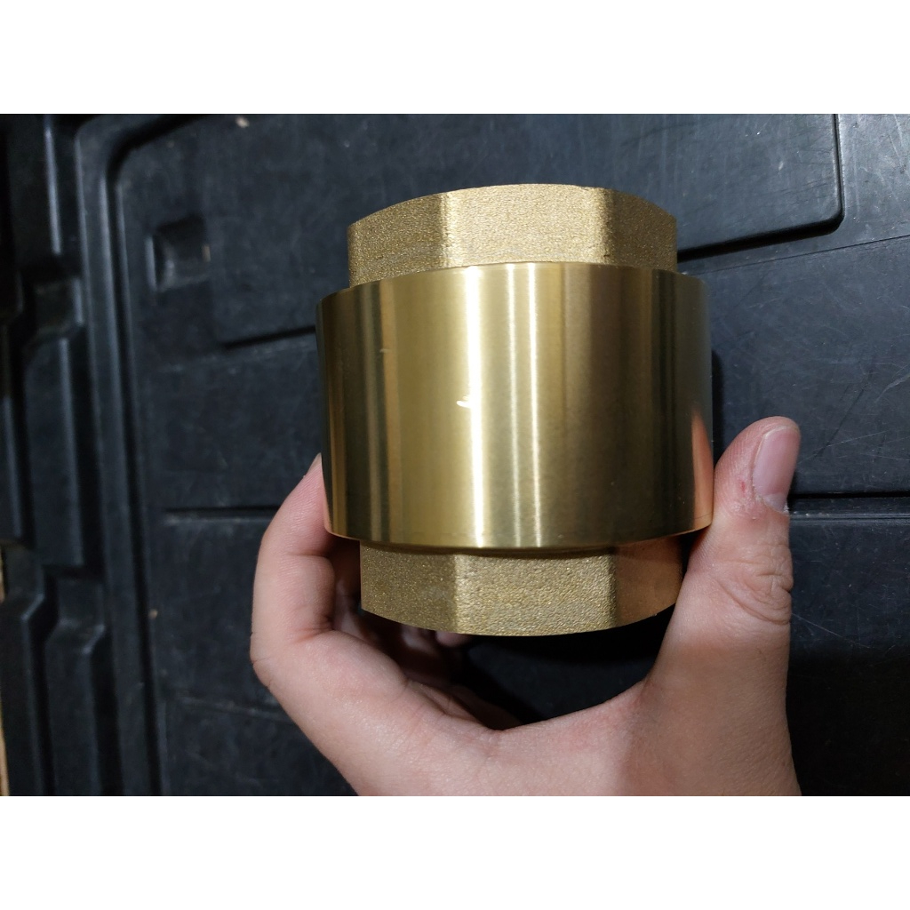 Double Lin BRASS Universal Check Valve 1/2 to 2inch - All Brass Matibay ...