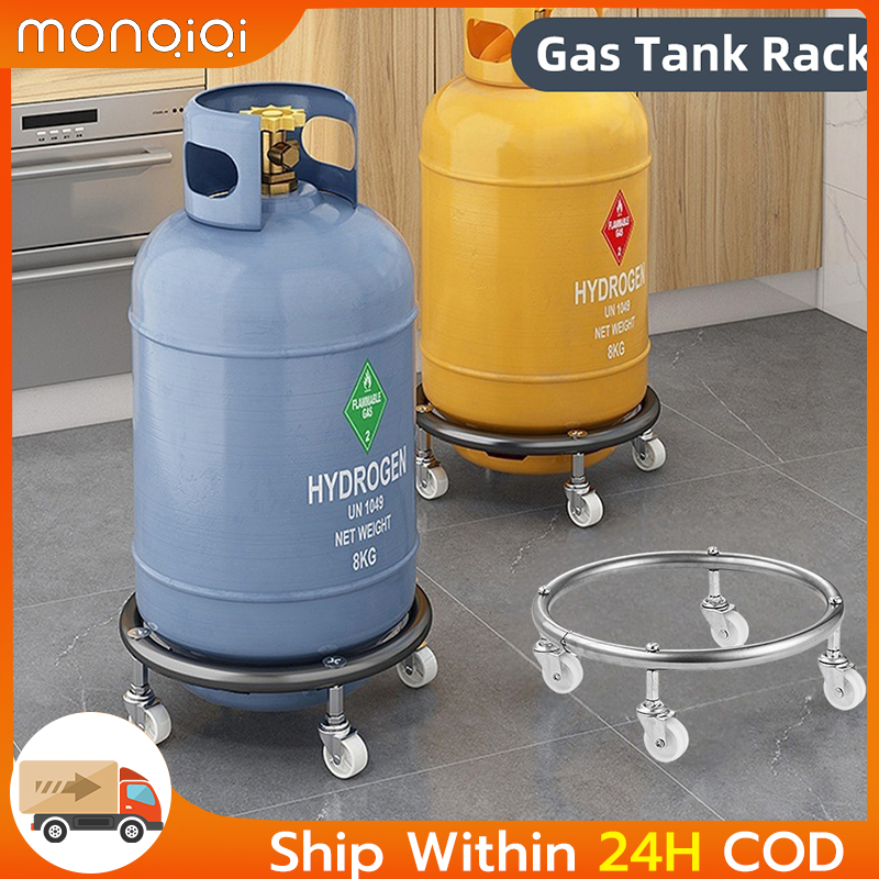lpg Tank Roller Stand Gasul Stand with Wheels patungan ng gasul Base ...