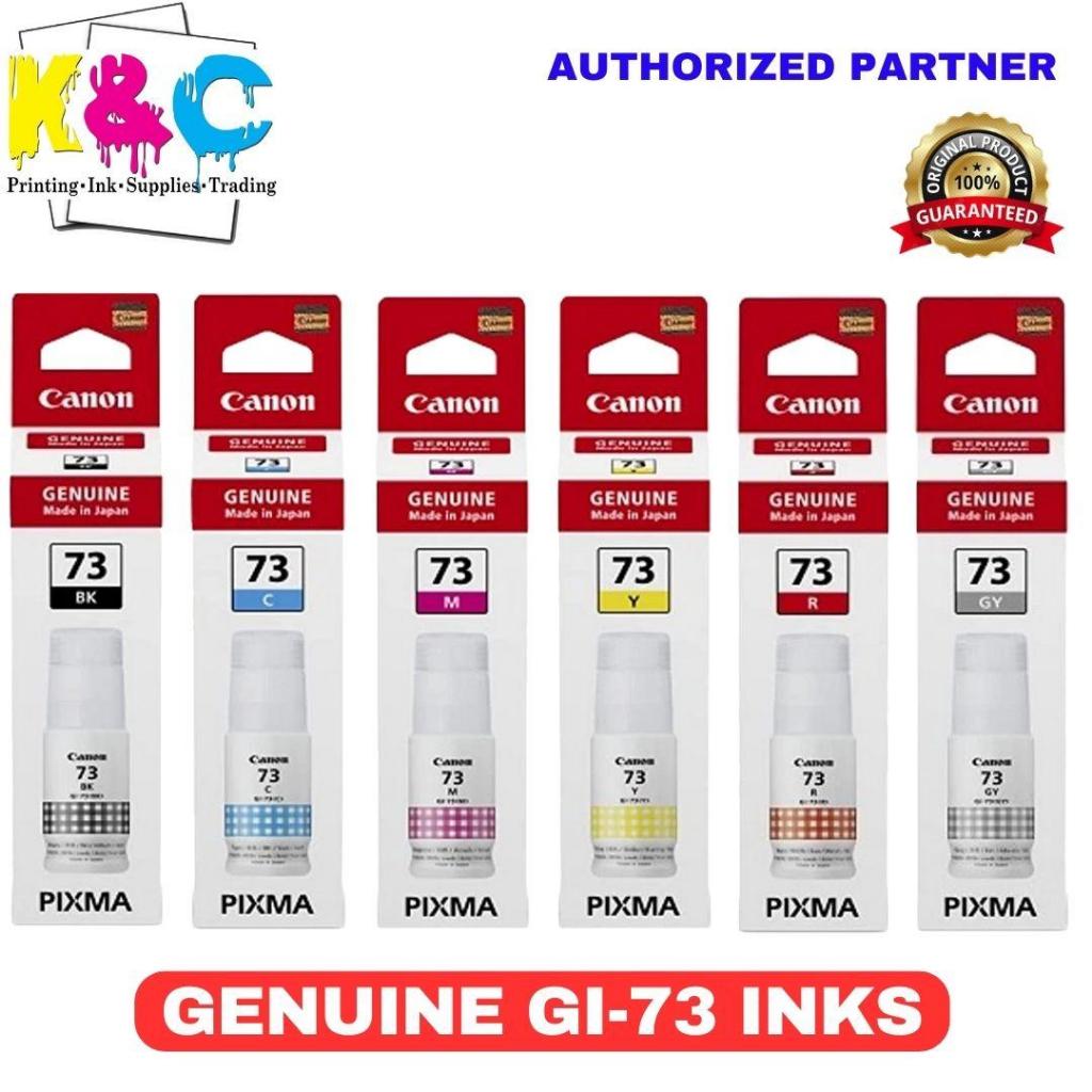 Genuine Ink GI-73 for Canon G570 and G670 Printers - Black, Cyan ...