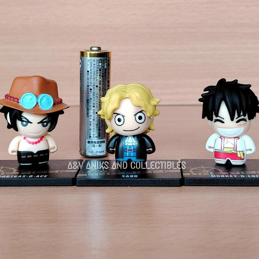 [ AUTHENTIC ] One Piece OP_ASL Ace Sabo Luffy - Kore Chara Figures Set ...