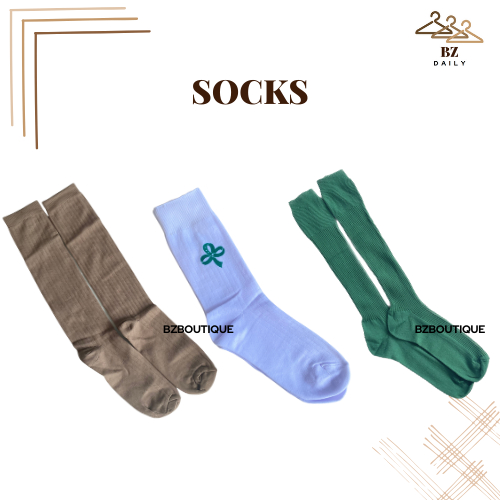 Socks Scouting Uniform Accessories for Girl and Boy | Brown White Green ...