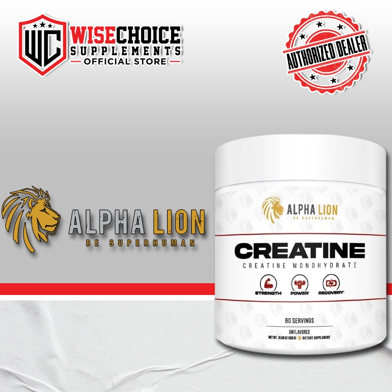 Alpha Lion Creatine Monohydrate 60 Servings Unflavored | Shopee Philippines