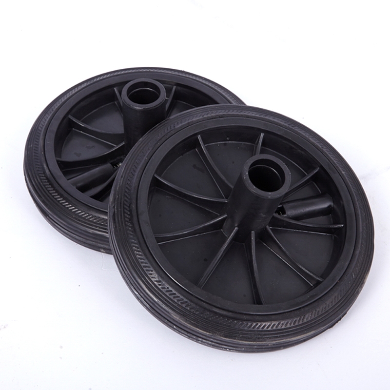 120/240 L Universal Garbage Bin Wheel Trash Bin Solid Rubber Wheel ...