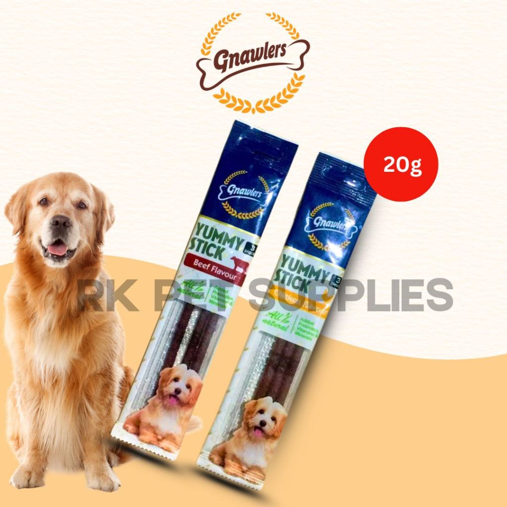 20g Yummy Stick Gnawlers All Natural Prebiotics Minerals All Stages ...