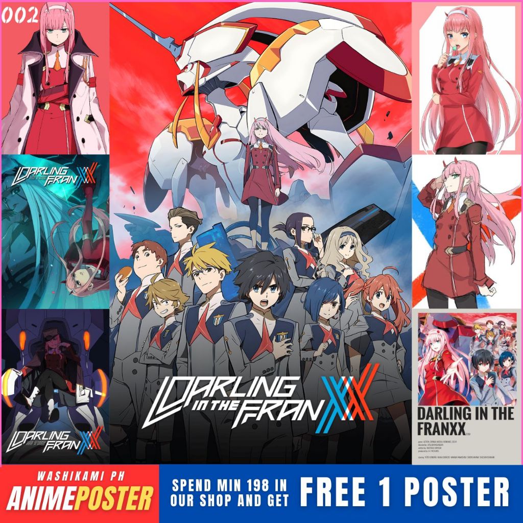 Darling In The Franxx - Zero Two A4 Anime Posters / Washikami PH ...