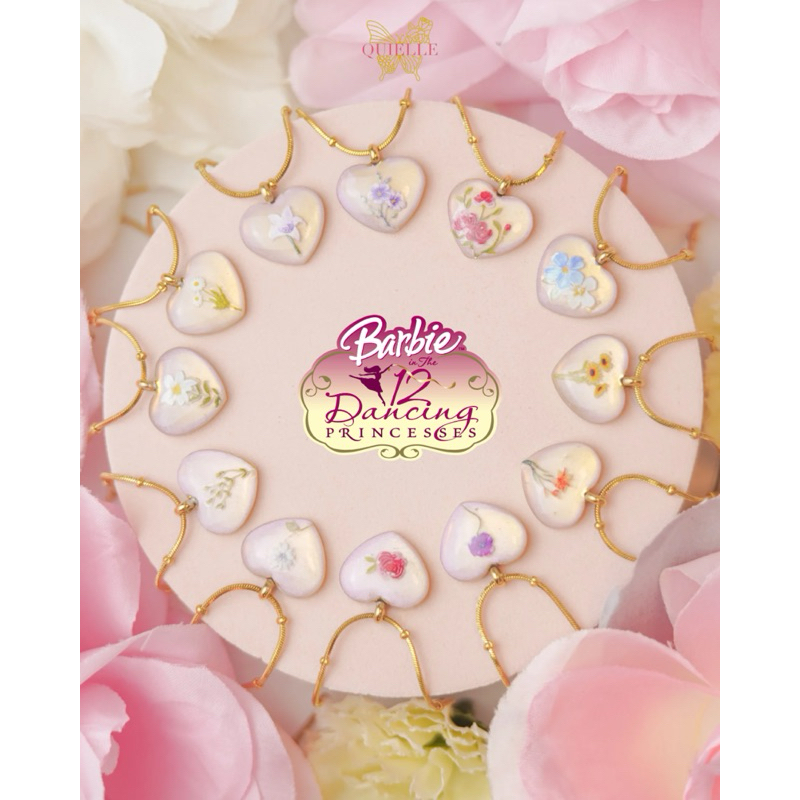 Quielle Barbie 12 Dancing Princesses Necklace LIMITED EDITION Stainless ...