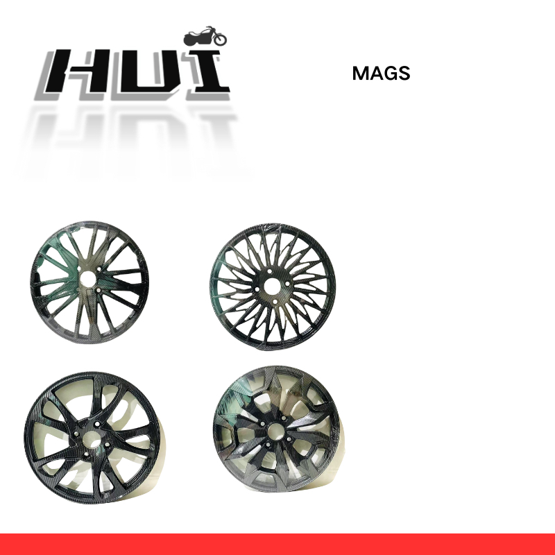 HUI Rim -17 Shark king Side wheel mags CARBON TYPE MAGS | Shopee ...