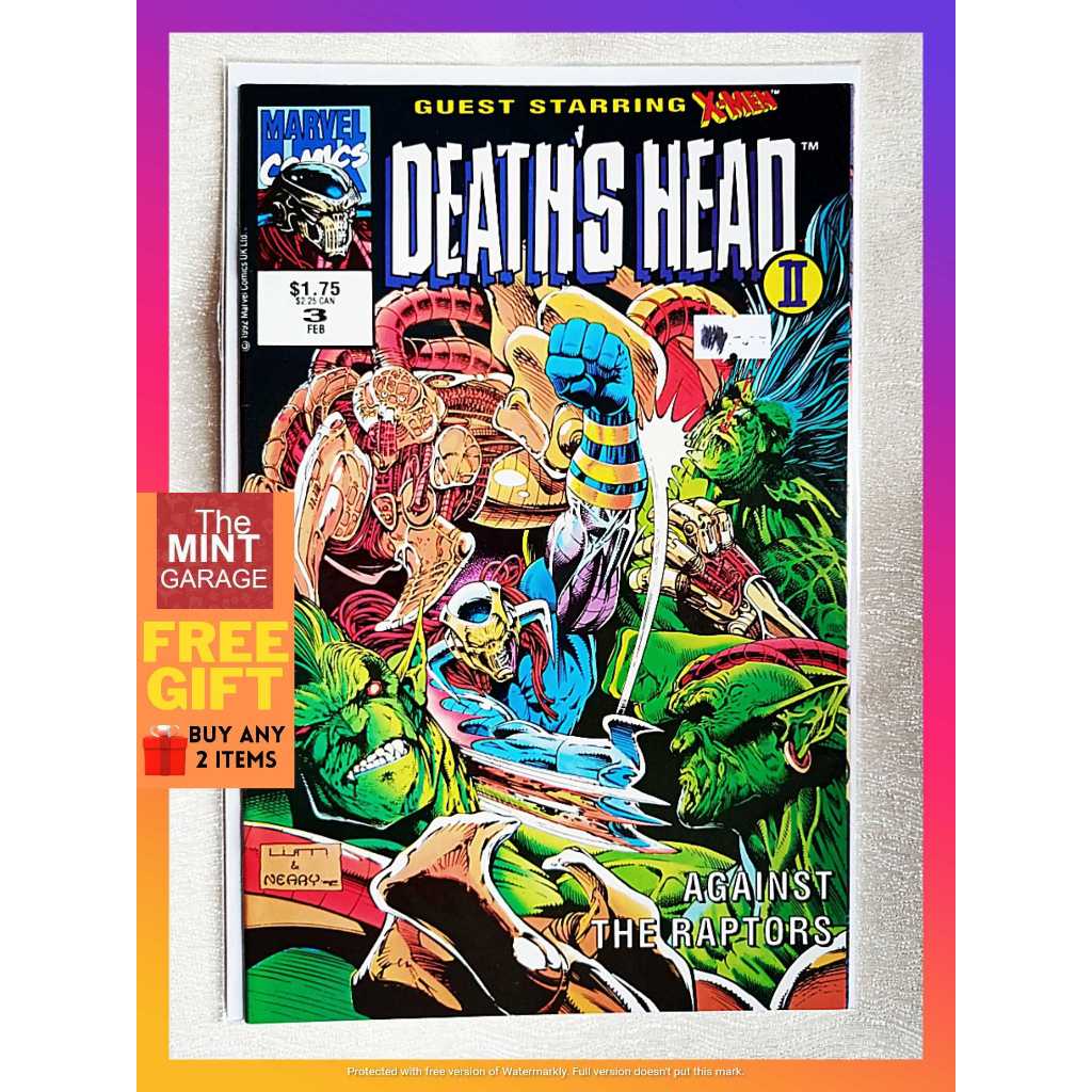 Death's Head II #3 ft. X-Men Marvel Comics (Feb 1993) (VF) 36 pages ...