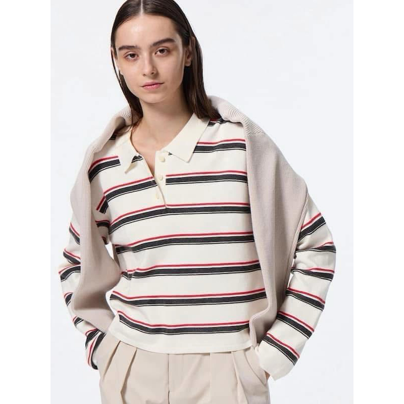 GU MULTI BORDER POLO STRIPE | Shopee Philippines