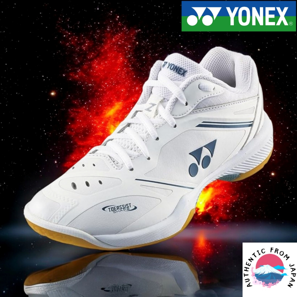 [Yonex] Badminton Shoes Power Cushion 65Z Slim White (011) | Shopee ...
