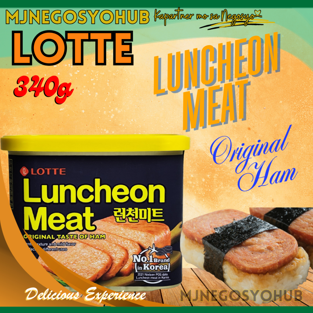Korean Luncheon Meat Lotte Ok 340gStore2, | Shopee Philippines