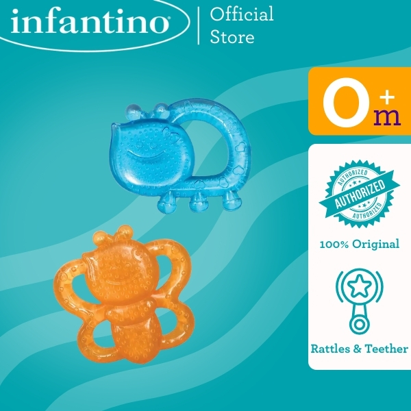 Infantino Garden Teething Pals™ 2-Pack (BPA-Free) Water-Filled ...