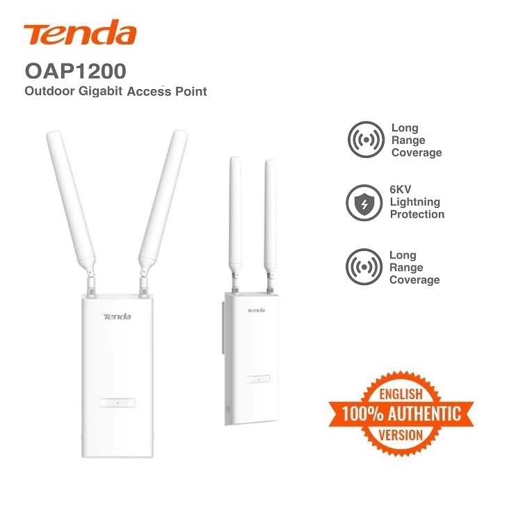Tenda OAP1200 802.11AC Indoor/Outdoor Wi-Fi Access Point | Shopee ...