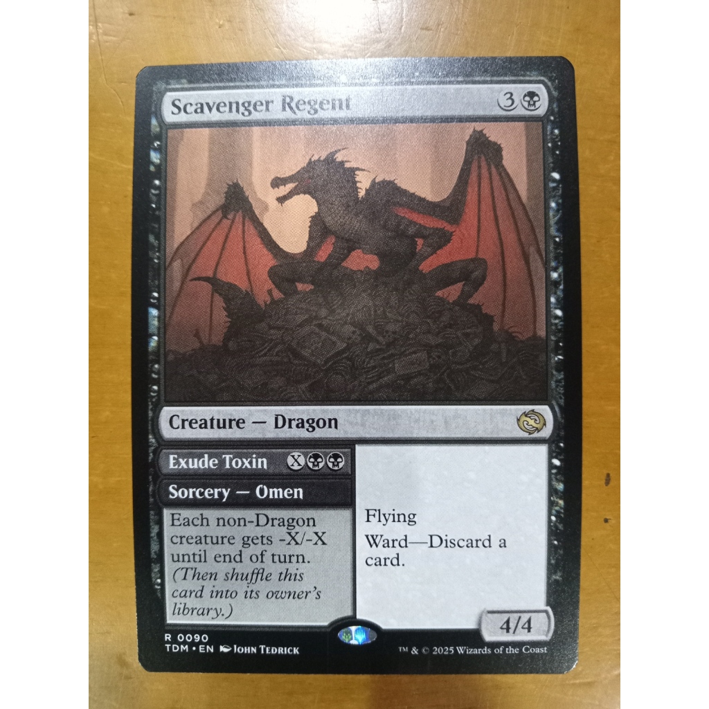 MTG Scavenger Regent Rare TDM Tarkir Dragonstorm Magic the Gathering ...