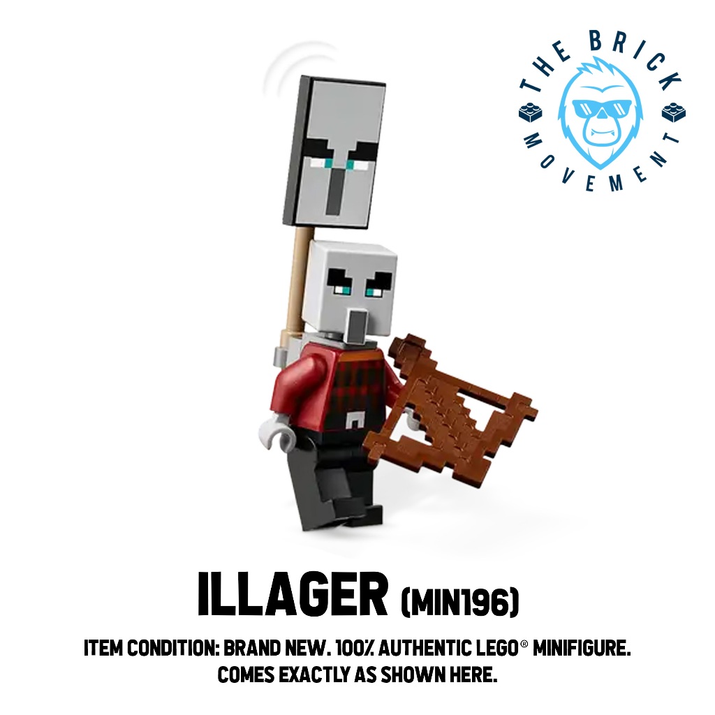 MINECRAFT Illager / Pillager Minifigure | Shopee Philippines