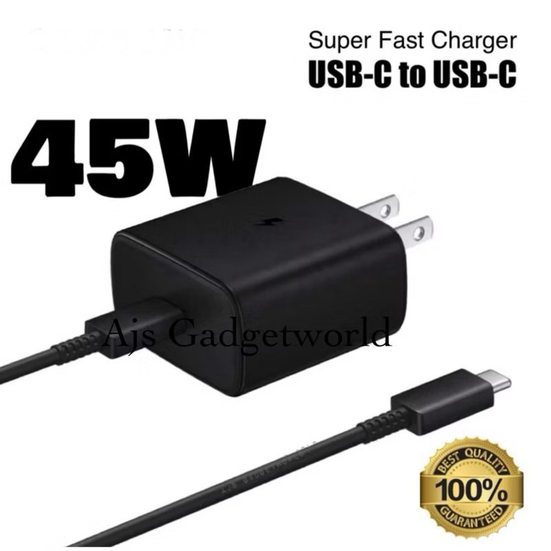 Original 45W Adaptive USB-C SUPER Fast Charger - Compatible with ...
