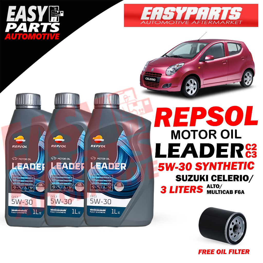 Repsol Leader C2C3 5W-30 Suz. Celerio/Alto/Multicab F6A 3L with Free ...