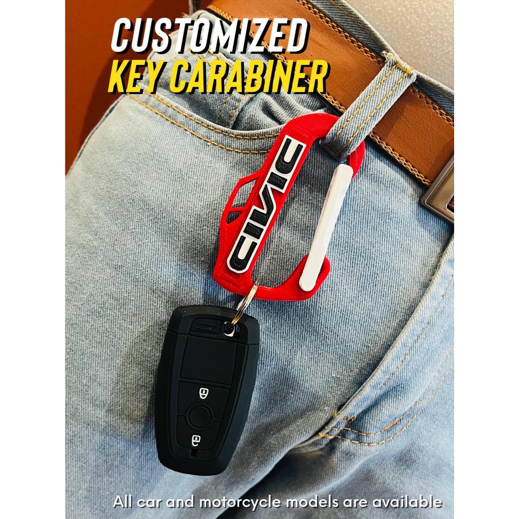 Car Carabiner KEYCHAIN / KEYHOLDER / KEY LACE / Motorcycle/Car ...