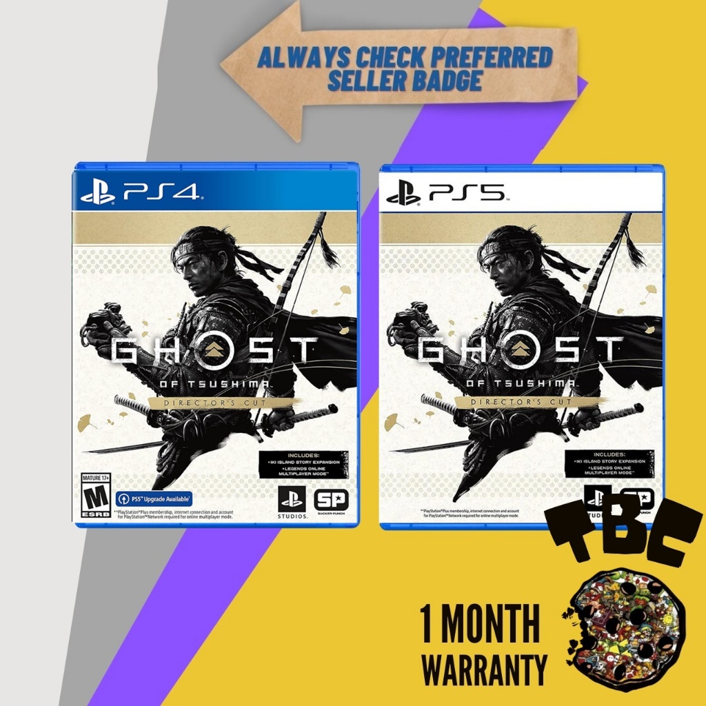 PS5 PS4 Ghost of Tsushima Director's Cut - Playstation [R3] | Shopee ...